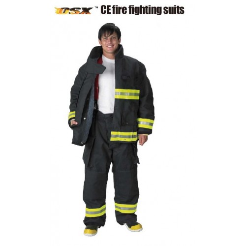 LAKELAND OSX1000 CE FIRE FIGHTING SUITS, NAVY BLUE, SIZE: XL