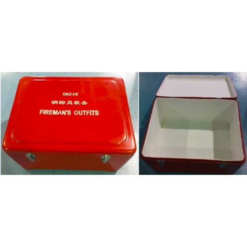 RS, FIBREGLASS STORAGE BOX, RED, 71(L) X 57(W) X 35(H) CM