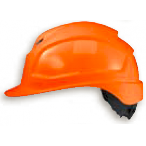 UVEX, PHEOS E-WR, LONG BRIM, NON-VENTED, SAFETY HELMET, ORANGE, 9770 232